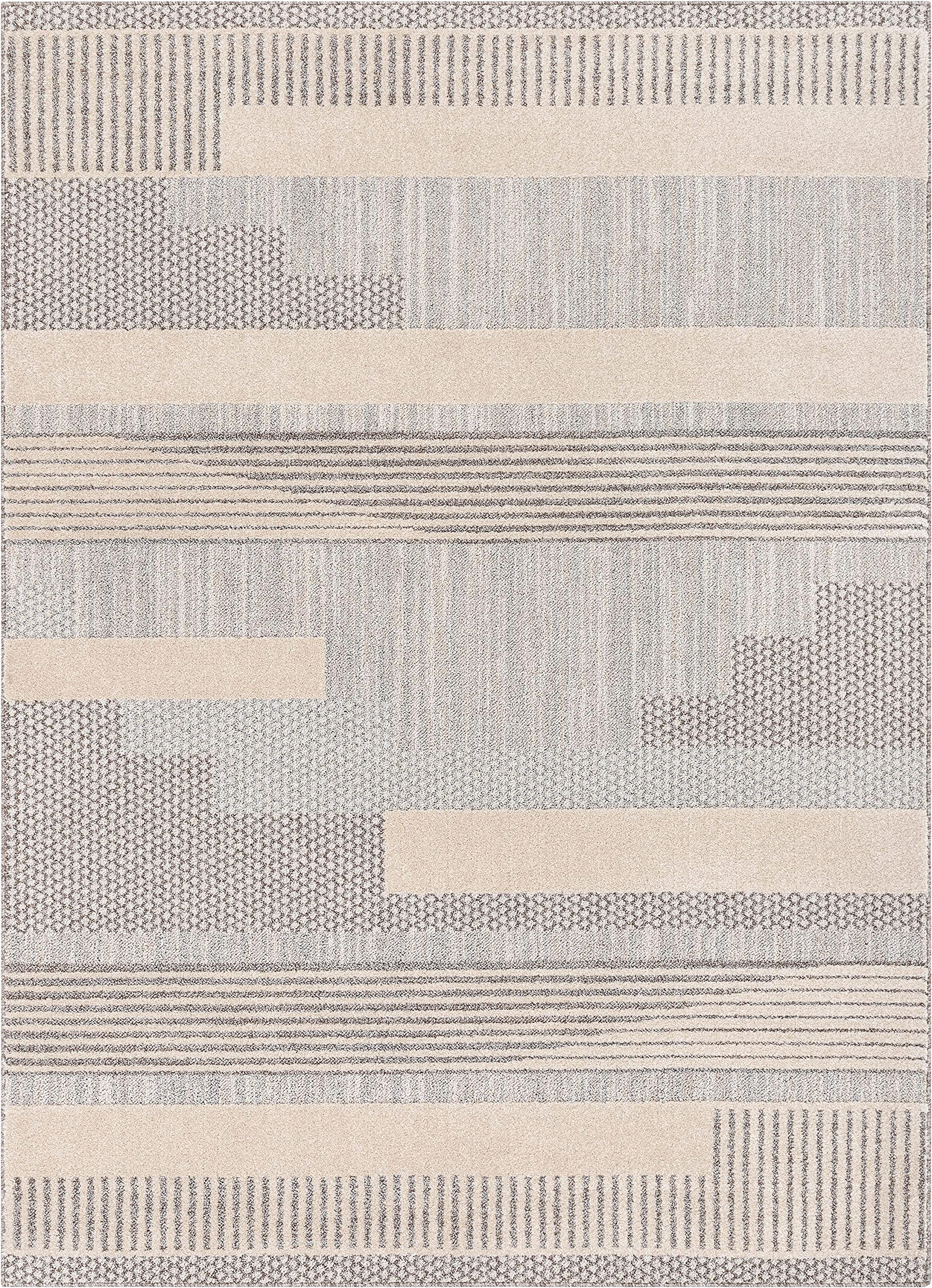 Well Woven Brer Beige Abstract Geometric Tribal Area Rug 3x5 (3'11" x 5'3")