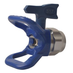 gdhxw 517 airless spray tip guard combo blue for airless paint spray guns