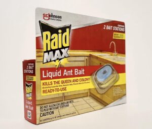 raid max 2 count liquid ant baits 6 count