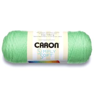 caron international simply soft brites yarn - limelight