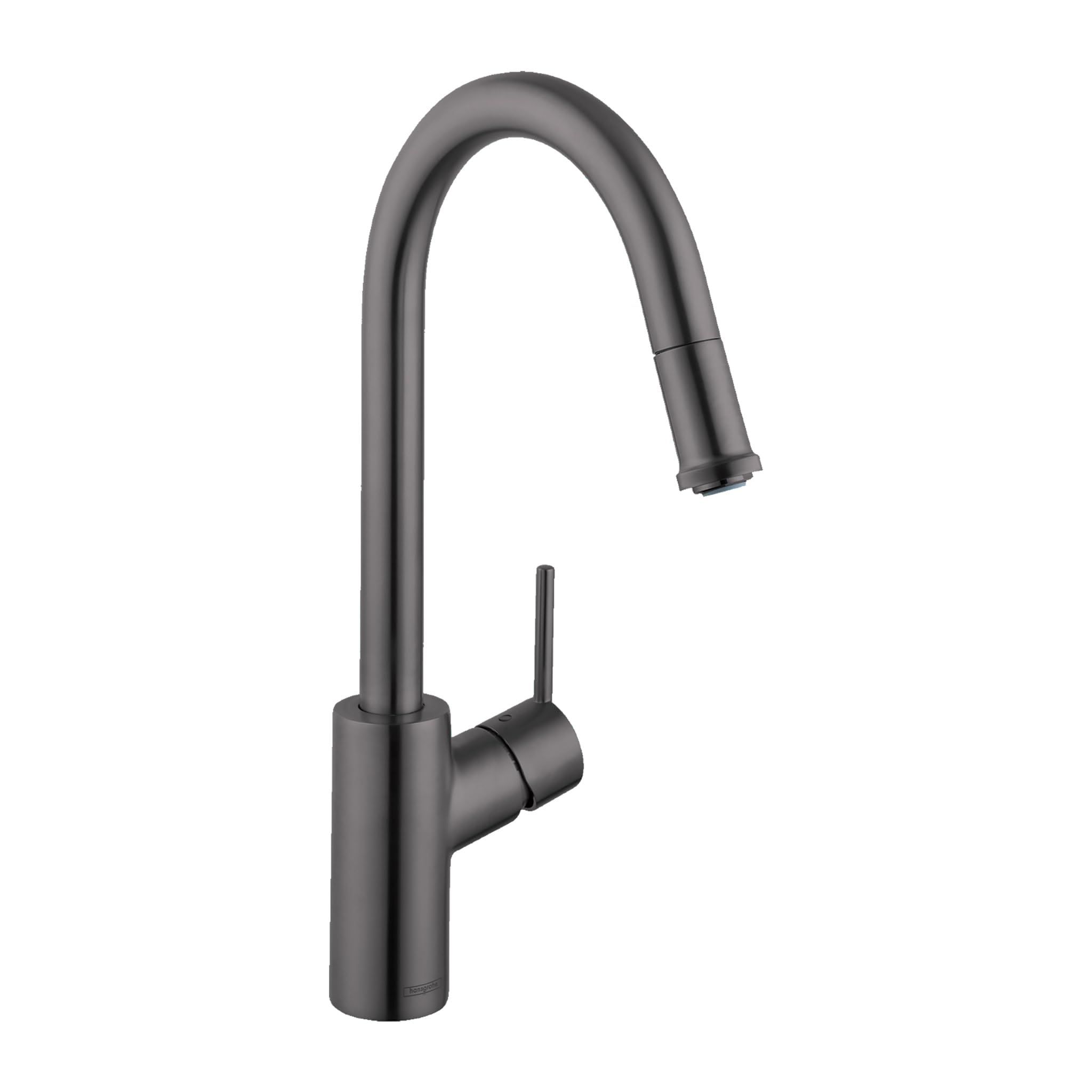 hansgrohe Talis S² Black High Arc Kitchen Faucet, Kitchen Faucets with Pull Down Sprayer, Faucet for Kitchen Sink, Magnetic Docking Spray Head, Brushed Black Chrome 14872341