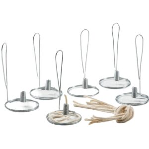 merry corliss olive oil steel elements with wicks for pint size jars pack of 6