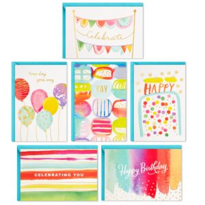 hallmark birthday cards assortment, 36 cards with envelopes (celebrate)