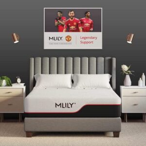 mlily 12 inch full mattress, manchester united memory foam mattress in a box made in usa, medium plush, certipur-us certified