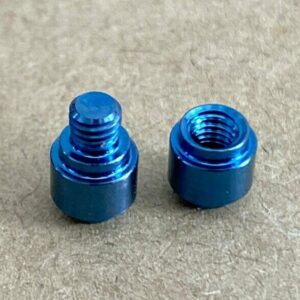 1pc blue custom thumb studs for benchmade bugout 535 knife