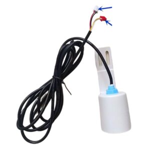 1pc ice thickness probe, ice machine 4-wire 2p plug water level and de-ice dual probe, de-ice sensor, water temperature de-ice float sensing device for computer board