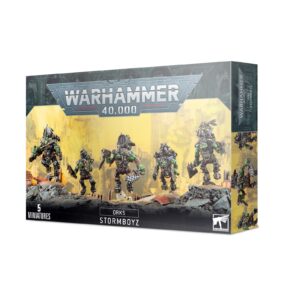 ork stormboyz warhammer 40k miniature set