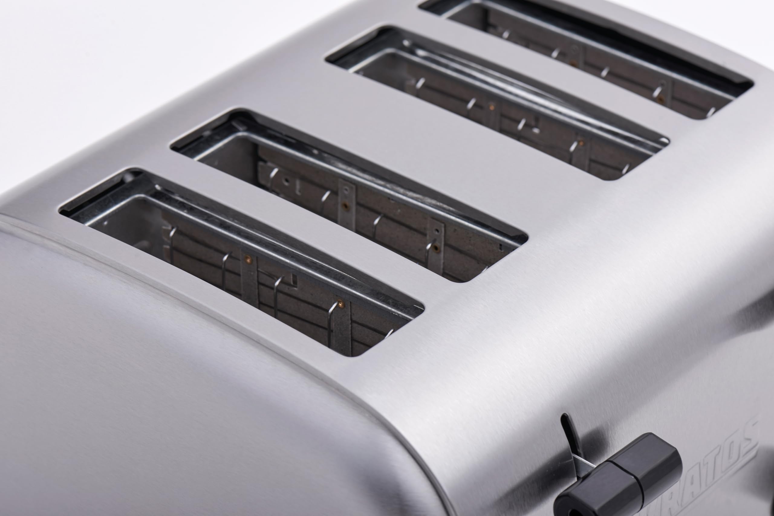 Kratos 29M-011 Four-Slice Commercial Electric Pop-Up Toaster with Wide 1.5" Slots, Stainless Steel Toaster, 120V, 1800 Watts