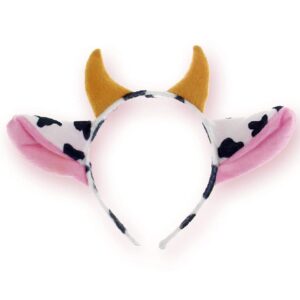 bogaznet cow ears cow print party supplies for cow party cow print baby shower Сow ears headband cow birthday decorations cow ear headband