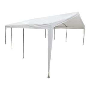 caravan canopy domain pro 400 20'x20' carport shelter, white