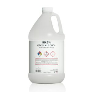 high impact 99.5% ethyl alcohol denatured 40-b 200 proof alcohol - made in the usa - gallon (pack of 1)