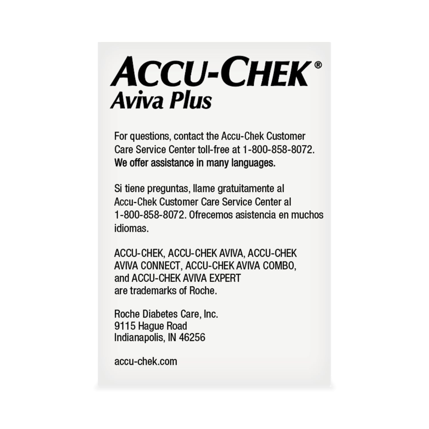 Accu-Chek Aviva Plus Test Strips for Diabetic Blood Glucose Testing (Pack of 100)