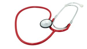 lÒgnine lightweight stethoscope 22" length (red)