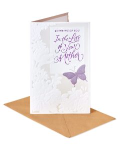 american greetings sympathy card for loss of mother (thinking of you)