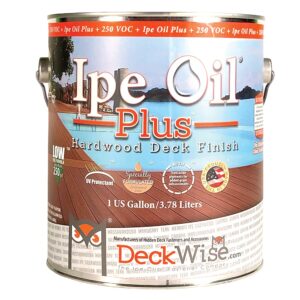 deckwise ipe oil plus hardwood deck semi-transparent 250 v.o.c .natural finish (1-gallon)