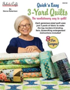 fiber café quick and easy 3-yard quilts pattern, brown