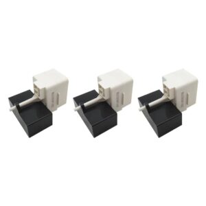 3pcs w10613606 refrigerator compressor start relay and capacitor compatible with kenmore, whirlpool, admiral, amana, caloric, crosley, inglis, jenn air, magic chef refrigerator