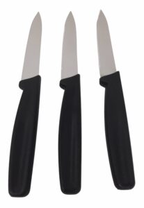 paring knives - 4 in. blades - choose 3 pack or 6 pack - cozzini cutlery imports (3 pack paring knives)