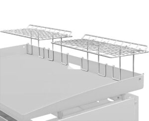 auckpure griddle warming rack, 2pcs stainless steel insulation rack for blackstone 17'' 22'' 28'' 36'' inches griddles