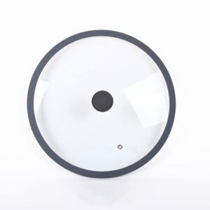 10.5" tempered glass lid for pans,fry pan, universal pot or pot cover,10.2"/26cm, clear