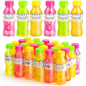 toy life 24 bubble bottles with wands, bubbles party favors for kids, bubble bulk with bubble solution, easter goodie bag stuffers wedding birthday summer party supplies, outdoor & indoor activity