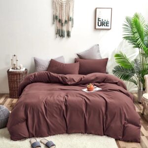 houseri brick red comforter set queen purplish red bedding queen women brick color vintage bedding comforter sets plum teen girls dark purple comforter quilt soft solid color brown red bed quilt queen