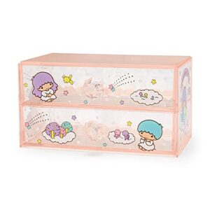 sanrio little twin stars 055743 sparkly clear stacking chest