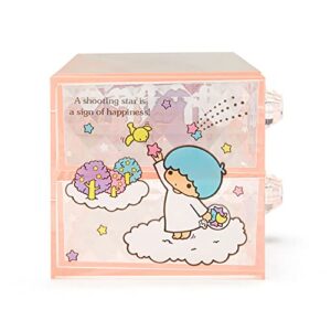 Sanrio Little Twin Stars 055743 Sparkly Clear Stacking Chest