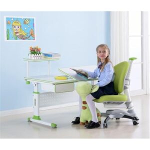 ApexDesk DX Kids Desks (DX Desk + Chair, DX Desk + Chair - Green)