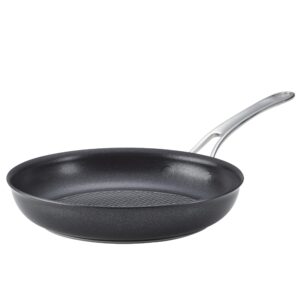 anolon x seartech aluminum nonstick frying pan 10-inch, super dark gray