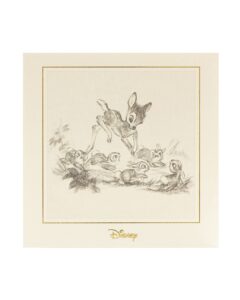 uk greetings disney birthday card - bambi birthday card - birthday card for her - bambi original sketch - blank card