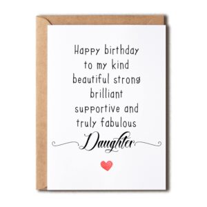 daughter birthday card - amazing daughter gift - birthday card daughter - funny daughter card - card for daughter birthday