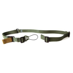 blue force gear standard sling | 2 point sling adjusts for carrying positions | 45-55 inches (od green)