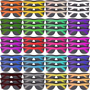 54 pieces kids sunglasses party favors,18 color neon sunglasses with uv400 protection in bulk for kids and adults,perfect for summer beach birthday graduation party,goody bag favors,classroom prize