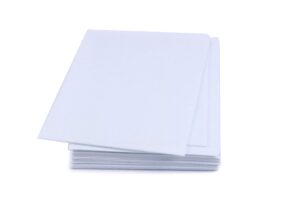 yycraft stiff felt sheets 9 inch x 12 inch - 24 pcs pack, white(thickness:1.2mm)