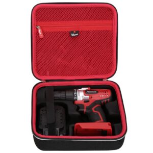 mchoi hard portable case fits for avid power 20v max lithium ion cordless drill set, 3/8 inches keyless chuck,variable speed, 16 position and 22pcs drill/driver bits, case only