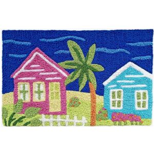 the tropics jellybean accent rug coastal rug 20"x30" doormat