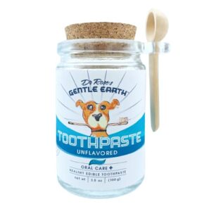 dr rose’s gentle earth toothpaste for pets | all natural | oganic | veterinarian formulated | removes tartar and improves gum health - 5oz unflavored