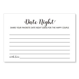 tentado 50 date night cards, date night ideas great gifts for couples, husband, wife, boyfriend, girlfriend, anniversary, bride and groom, romantic conversation starter card set, 4x6 inch.