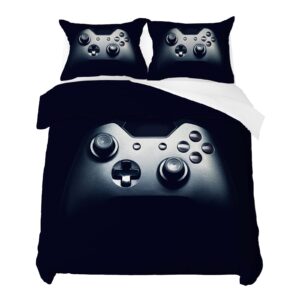 jekeno game handle twin duvet cover set, printed design colorful bedding accessories,1 pc duvet cover 68"*90", 2 pcs pillowcases 20"*26"