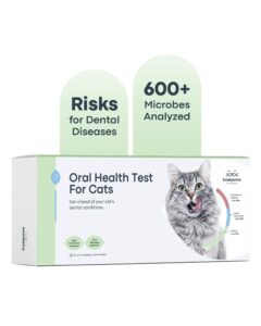 basepaws cat dental health test | provides risk scores for dental conditions: periodontal disease, bad breath, tooth resorption | report provides personalized health care