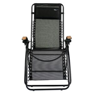 travel chair 218922 chair, lounge lizard black