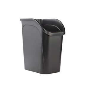 remember the game 9.4 gal under counter wastebasket, black