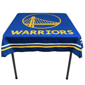 wincraft golden state warriors logo tablecloth and square table cover overlay