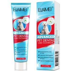 dog toothpaste mint for dogs and puppies, fresh breath dental kit for pets dog toothpaste mint teeth cleaning for dogs and puppy dog teeth cleaning kit (dog toothpaste mint)