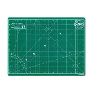 elan cutting mat a3 green, self healing cutting mat 12 x 18 inch, 5-ply craft mat green, hobby cutting mat 12x18 inch, fabric cutting board for crafts, quilting cutting board, cutting mats for crafts