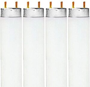 sylvania (4 pack) f20t12/d - 20 watt - t12-24 inch - daylight 6500k fluorescent tube