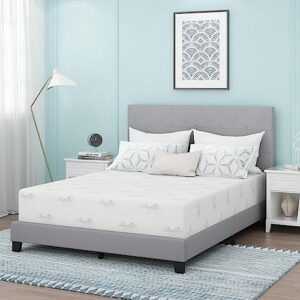 furinno angeland luxury iii gel infused memory foam mattress/certipur-us certified/pressure relieving/hypoallergenic, 12-inch, twin, white