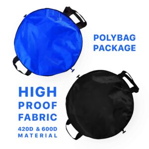 Gigco21 Gig Collections Large Durable Waterproof Combo pop up Recycle and Trash Collapsible Garbage containers, cans with Zipper Cover Great for Outdoor Indoor use -Camping, Party, Backyard, Beach