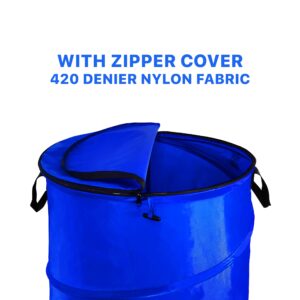 Gigco21 Gig Collections Large Durable Waterproof Combo pop up Recycle and Trash Collapsible Garbage containers, cans with Zipper Cover Great for Outdoor Indoor use -Camping, Party, Backyard, Beach